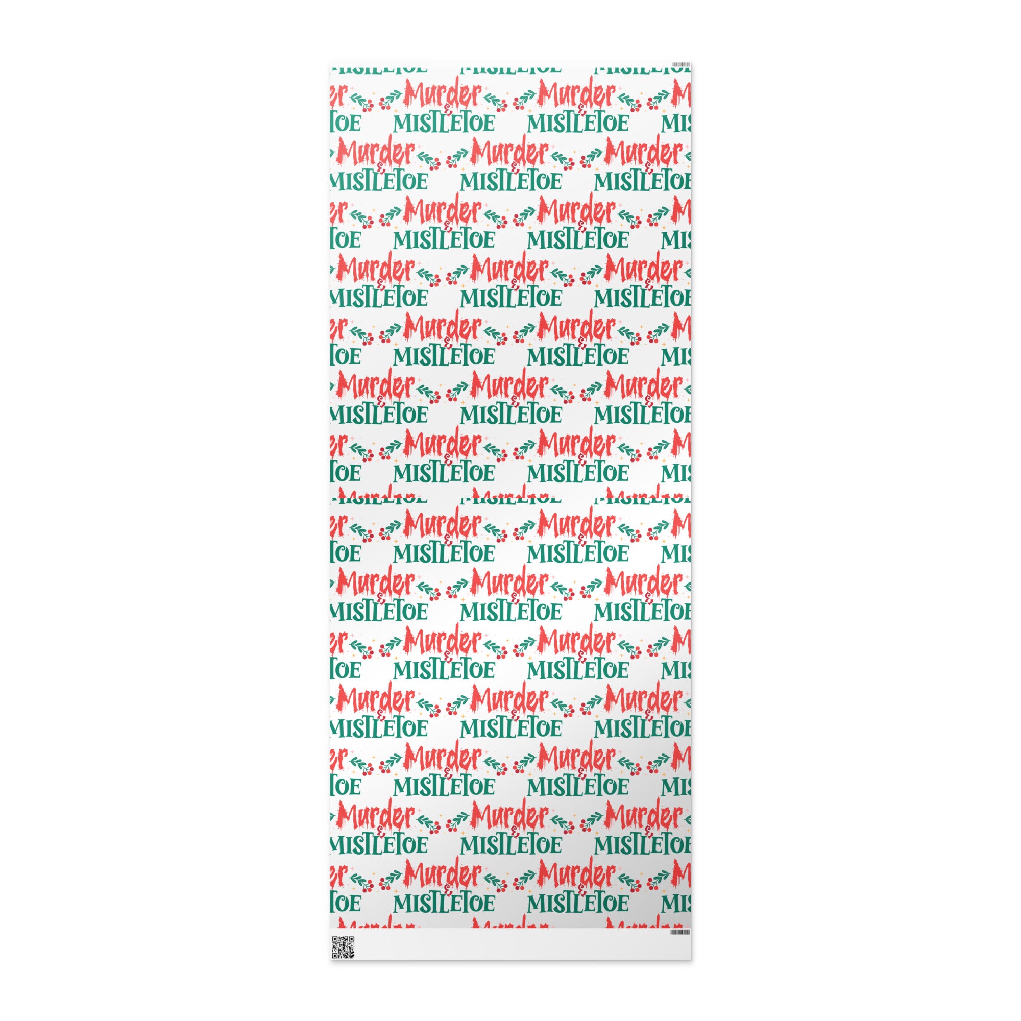 "Murder & Mistletoe" Wrapping Paper Roll – Onley James